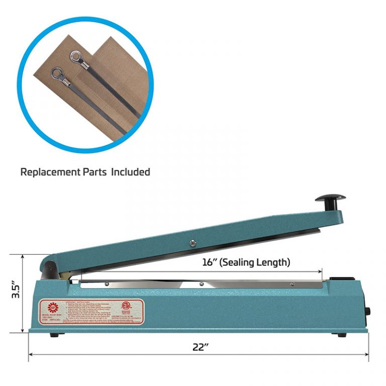 3. Selladora de bolsas de mesa de impulso industrial. Precio de 20cm: S/ 145.oo Precio de 30cm ...